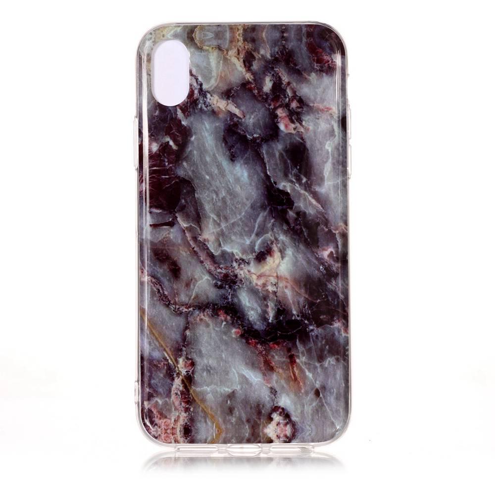 Buy Marble Texture Glossy TPU Soft Rubber Phone Case Cover For iPhone ...