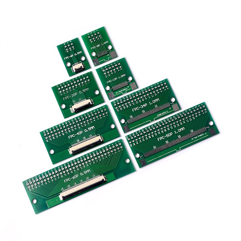 Buy Fpc/Ffc Cable Adapter Board 6P-60P In-Line Double-Sided 0.5/1Mm ...