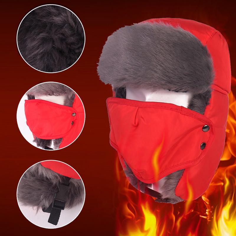 Buy Unisex Winter Trooper Trapper Hat Hunting Hat Ear Flap Chin Strap ...