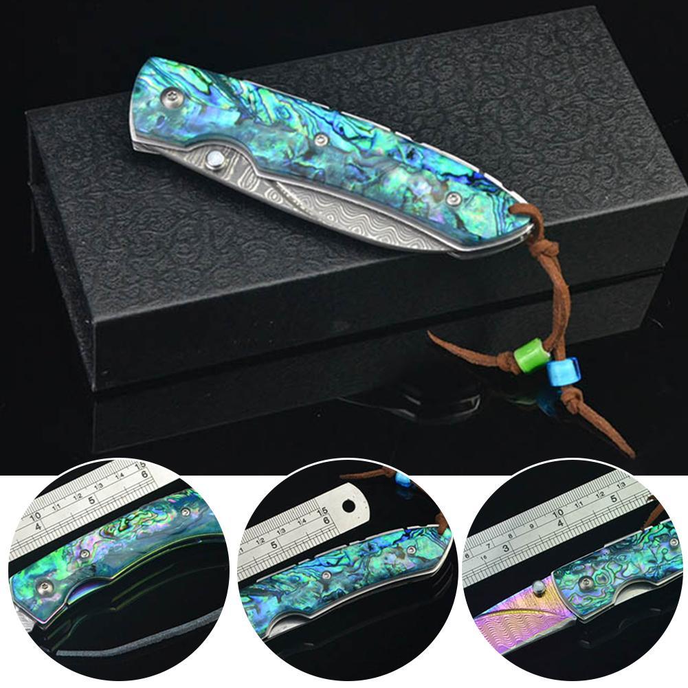 Buy Acrylic Abalone Shell Knife Handles Material Scale Tools Knives ...