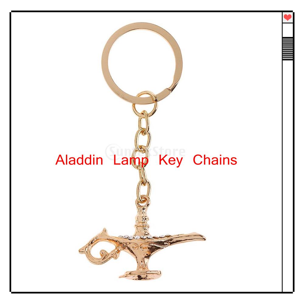 Buy Cute Metal Lamp of Aladdin Key Chains Keyring Charm Pendant Bag ...