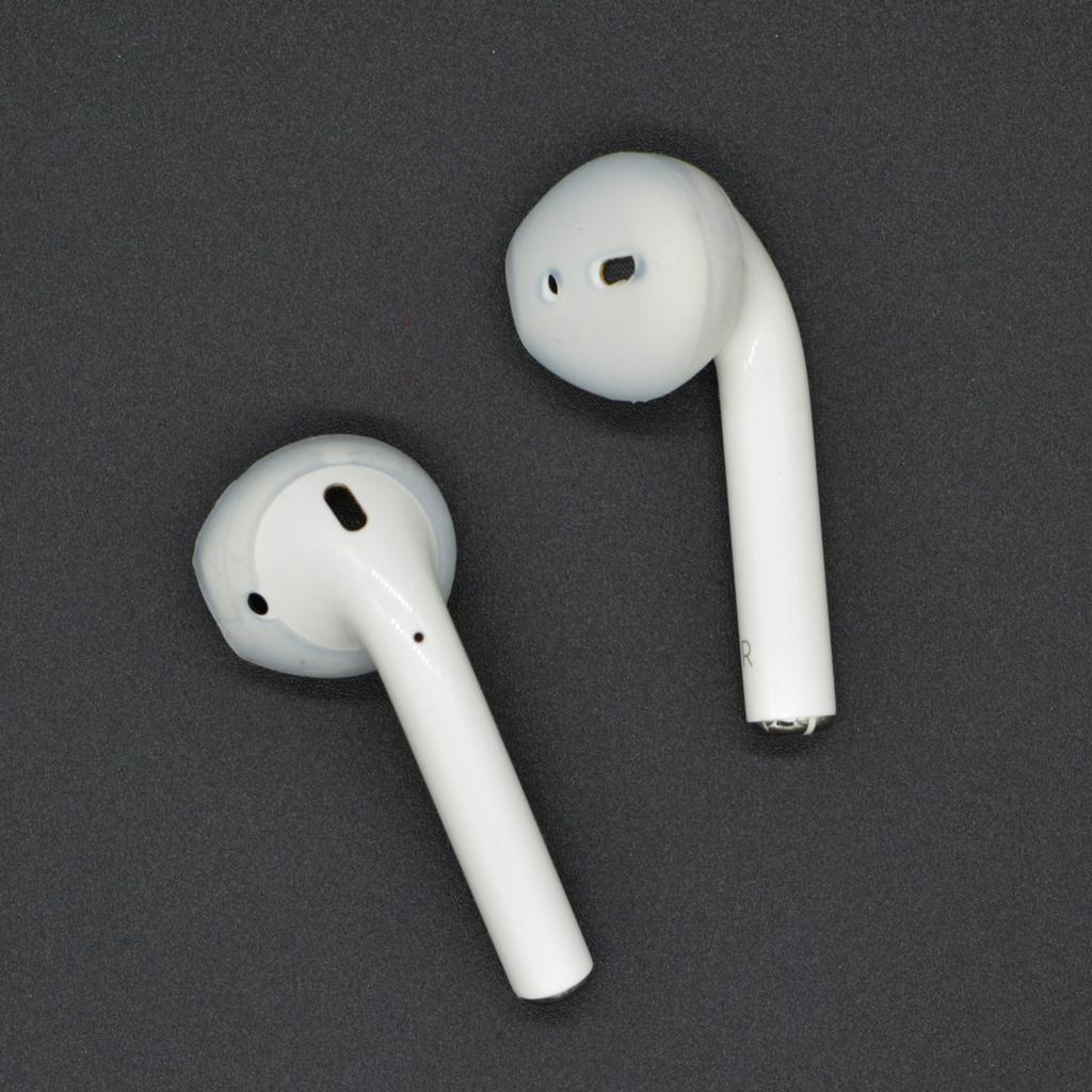 Buy 2 Pairs Silicone Earbuds Tips Eartips for Apple Airpod Earpod Clear ...