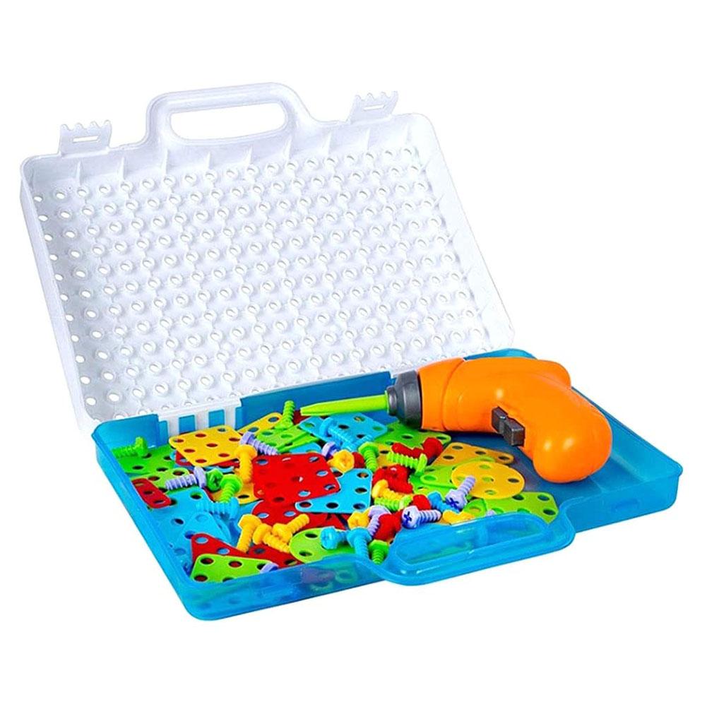 Buy Kid Toys, DIY Spell Plug Building Blocks Kit, Electric Drill ...
