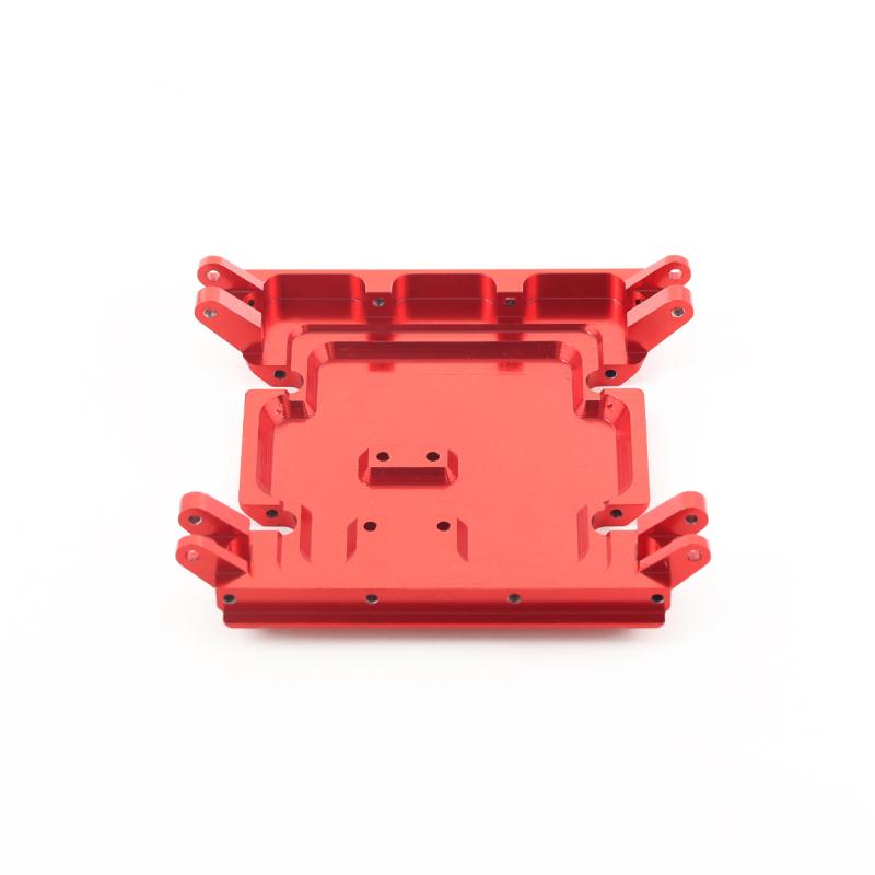 Cheap Center Gear Box Mount CNC Aluminum Skid Plate For 1:10 RC Crawler ...