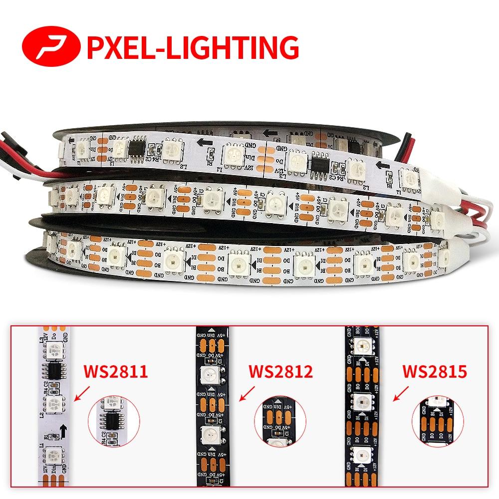 Buy WS2812B WS2815 WS2811 RGB LED Strip Individually Addressable 30/60 ...