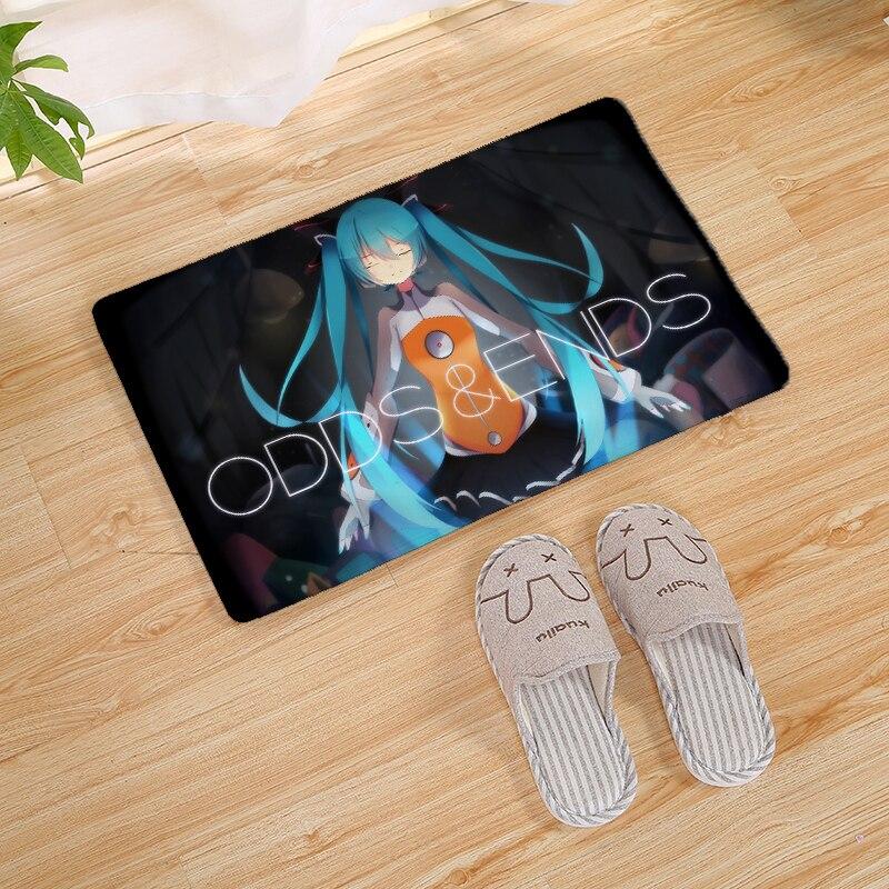Buy Hatsune Miku Printing Doormat Insole Kitchen Mat Carpet Welcome ...