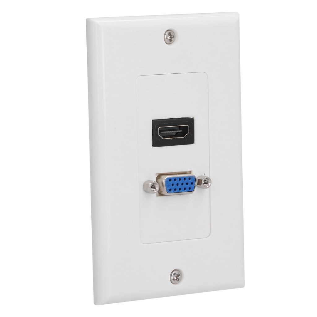 Buy HD Multimedia Interface Wall Panel Audio Video Outlet Mount Face ...