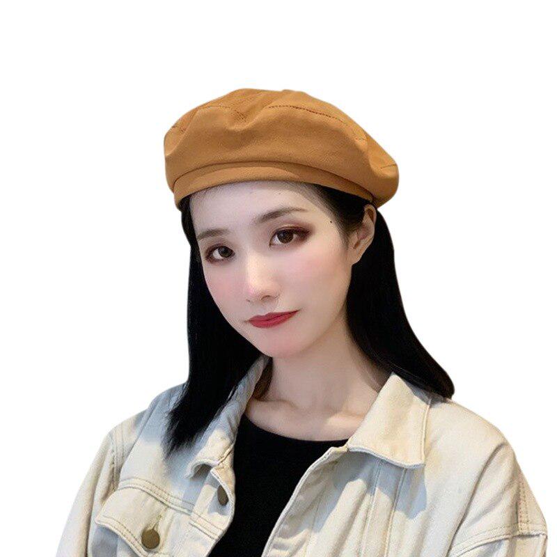 Buy Thin Breathable Octagonal Hat British Vintage Painter Hat Dark Blue ...