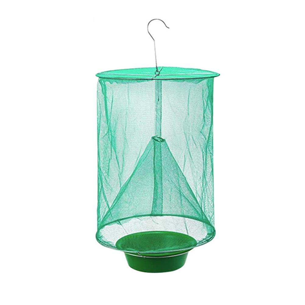 Garden Pest Control Reusable Hanging Fly Catcher Cage Killer Flies ...