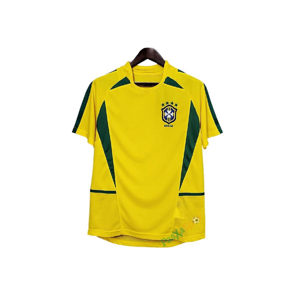 Buy Nostalgia Brazil 2002 World Cup Final Professional Home Retro ...