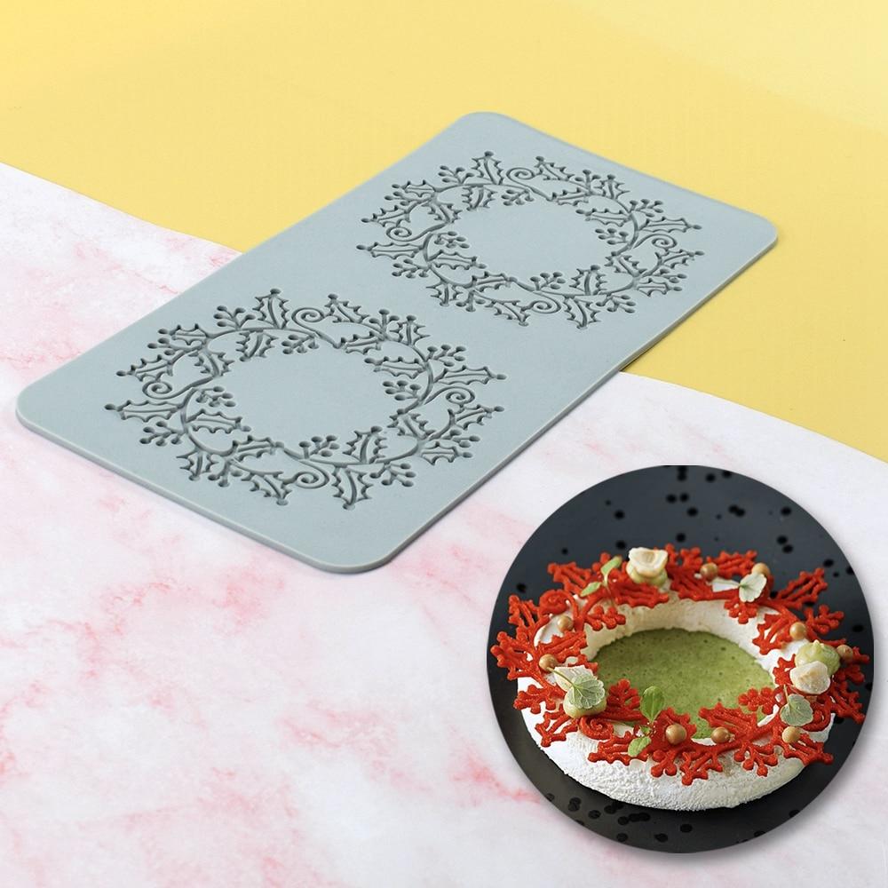 Buy Lace Mat Fondant Mandala Flowers Decoration Silicone Cake Molds ...