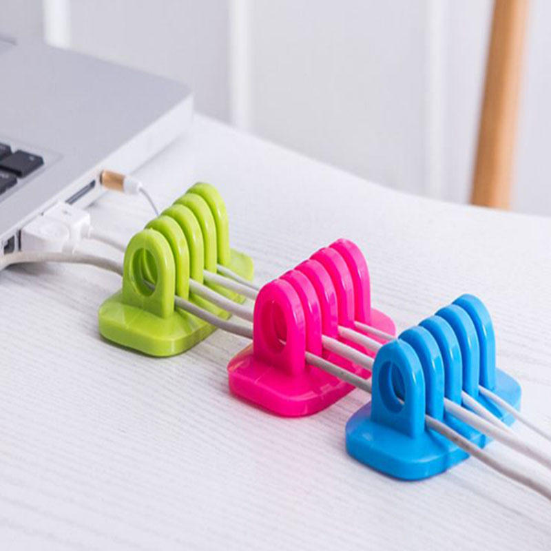 Buy Multipurpose Wire Cord Cable Drop Clips Ties USB Charger Holder ...
