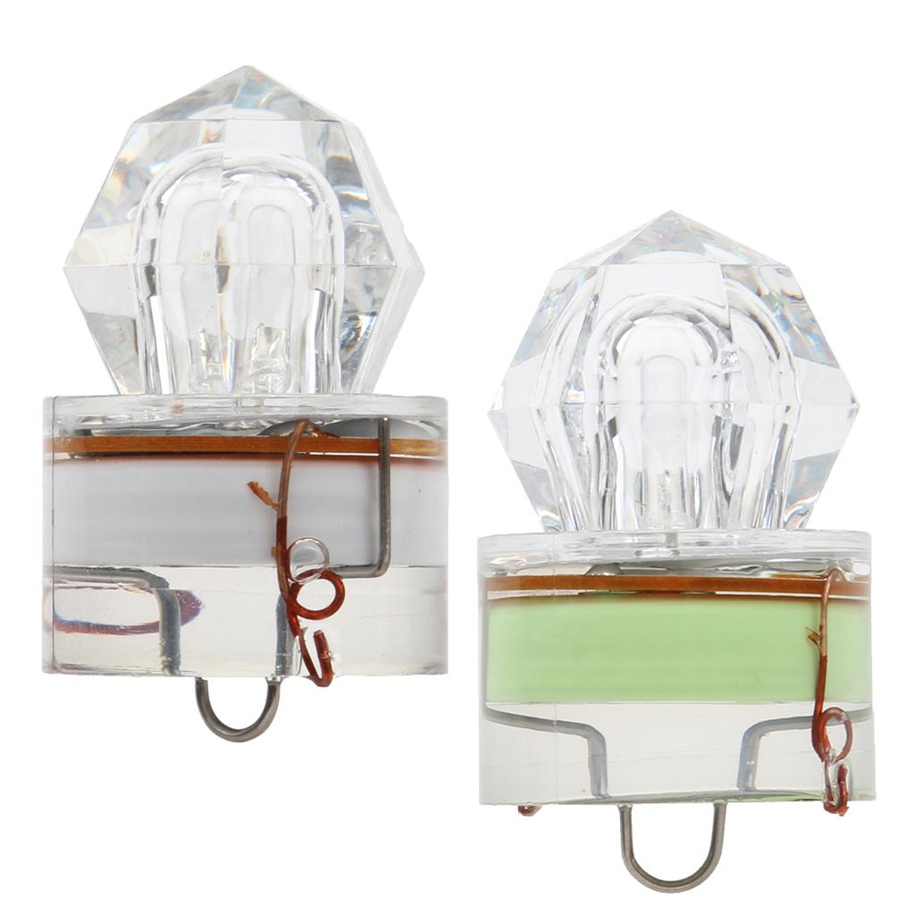 Buy 2pcs LED Deep Drop Underwater Fishing Flashing Light Bait Lure ...