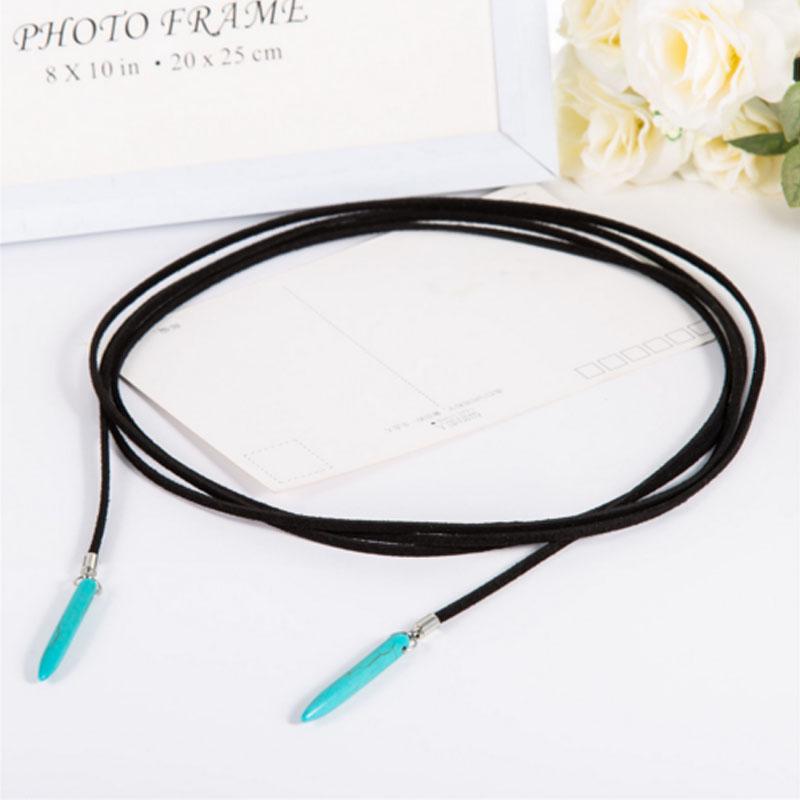 Buy Women Turquoise Pendants Chokers Multilayer Necklaces Clavicular ...