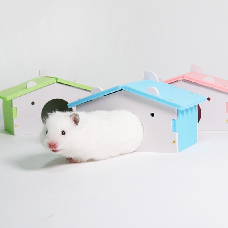 Buy Cute Golden Hamster House Small Pets Rat Mouse Hut Pet Sleeping ...