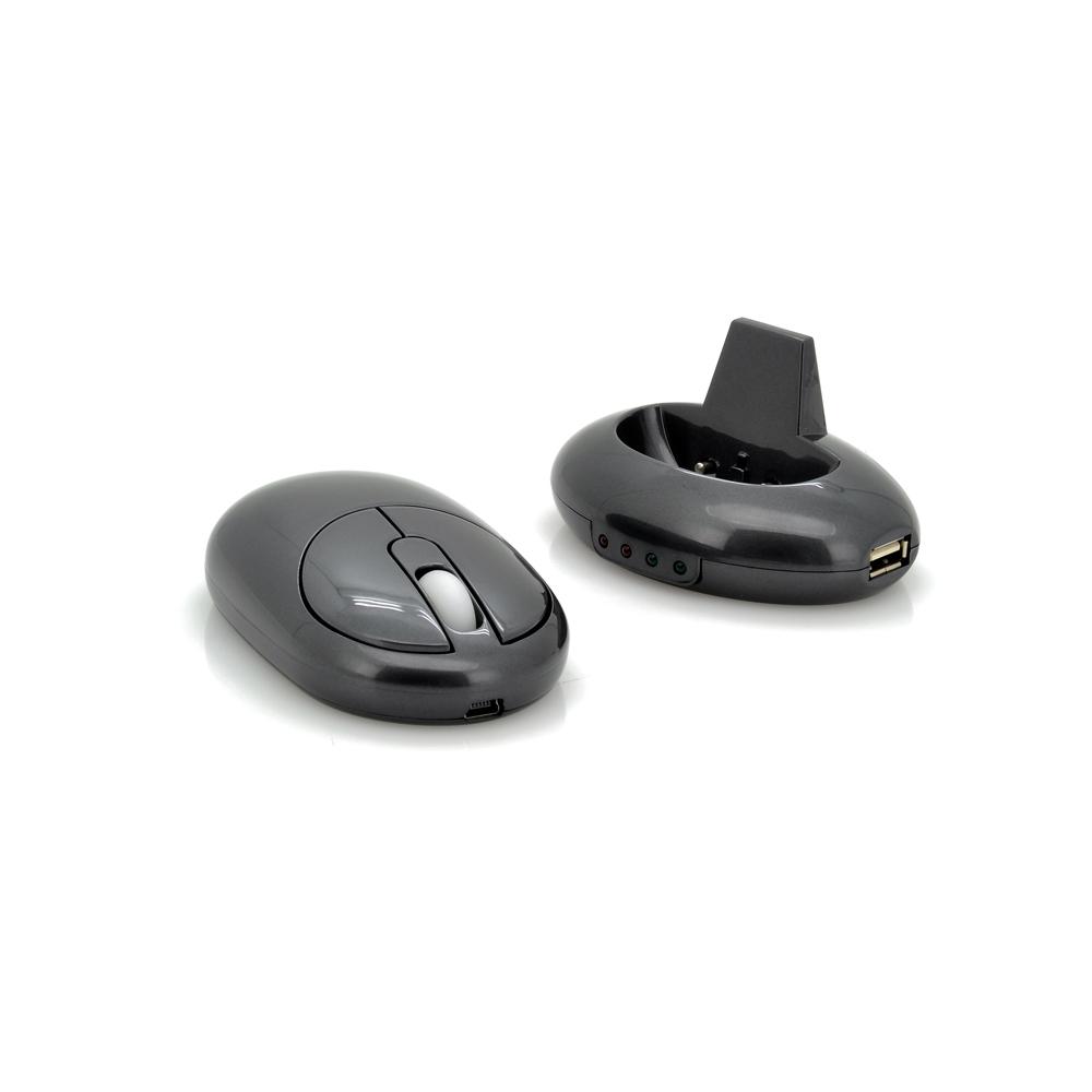 2.4G Wireless Rechargeable Mouse Optical 6D Gaming Mouse with 4 Ports ...