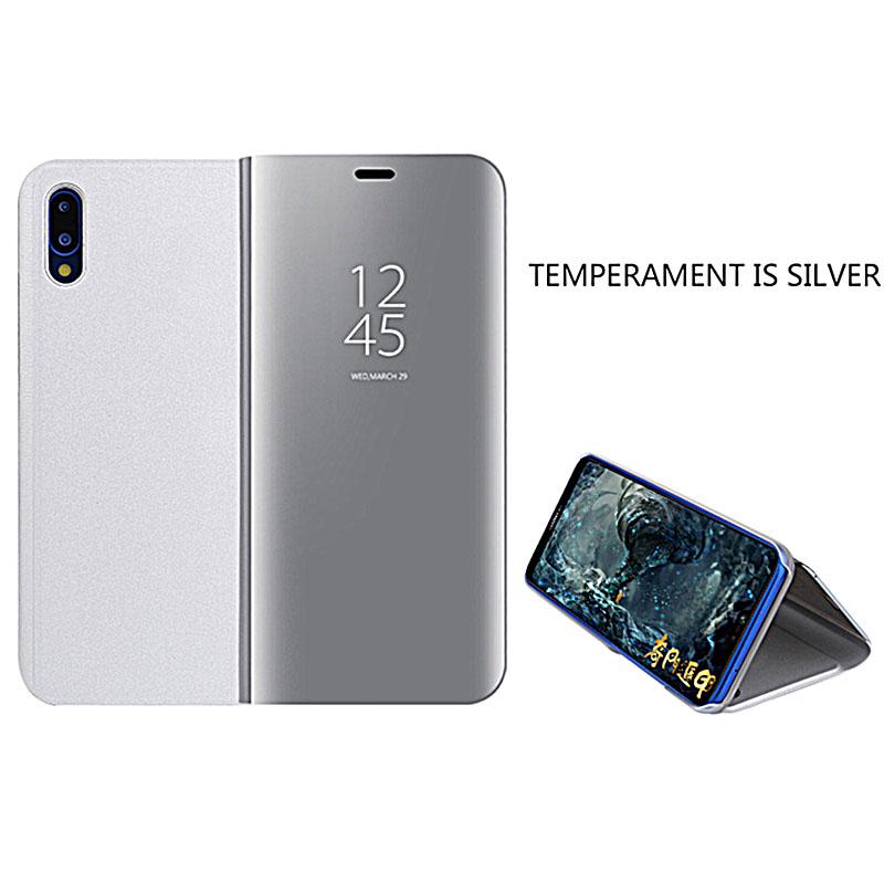 Buy Clear View Smart Mirror Phone Stand Leather Cover Case For Samsung ...