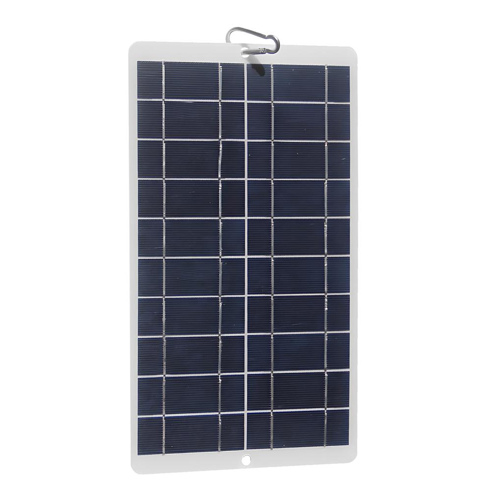 8 Watt Solar Panel - IPX6 Waterproof 5 Volt Monocrystalline Solar Panel ...