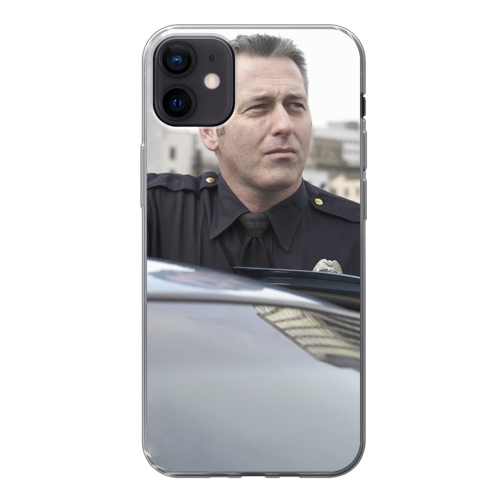 Buy iPhone 12 mini Soft Case - Male police officer gets out of police ...