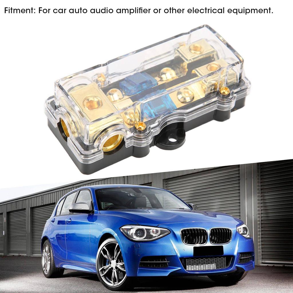 60A Power Distribution Block 1 Out 2 In Heat Resistant Car Audio ...