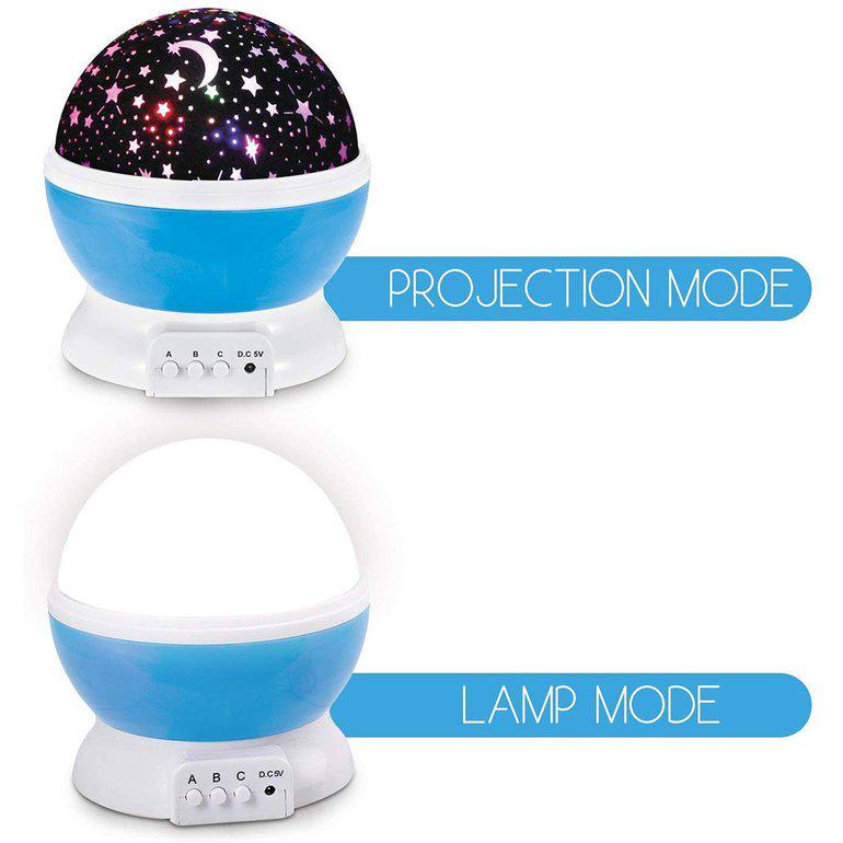 Buy Fu Ling Rotating Dream Projector Lamp Starry Night Light Colorful ...