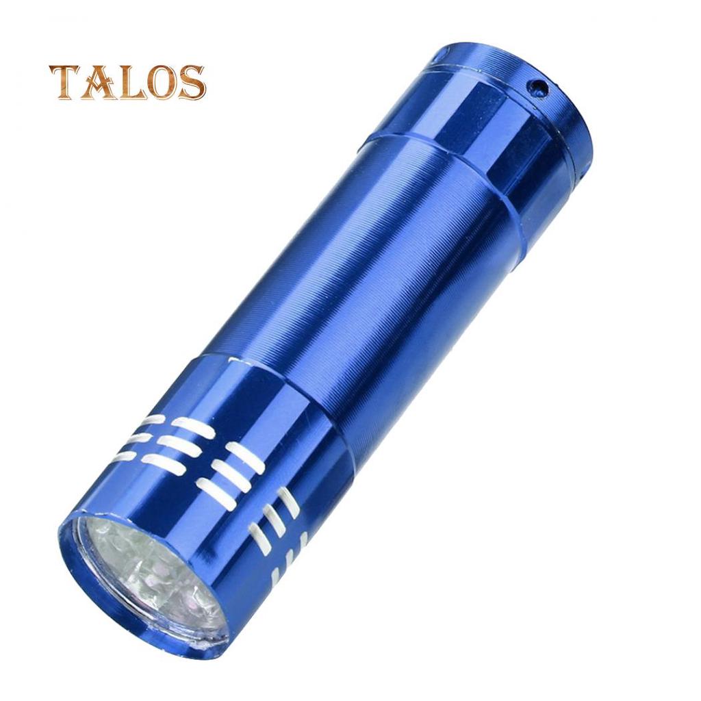 Buy Portable Mini Aluminum Multifunction 9LED Flashlight Torch Light ...