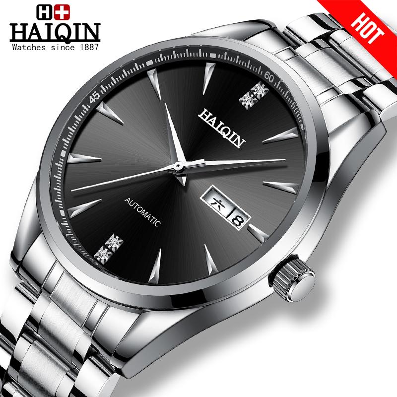 HAIQIN Mens Watches Business Automatic Mechanical Watch Men Fashion ...