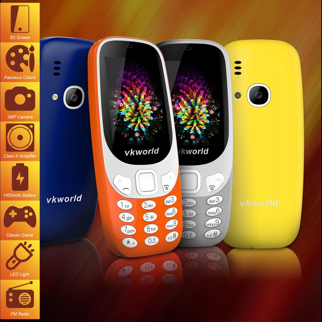Buy Vkworld Z3310 2.4 Inch Spreadtrum 6531 2G Phone With RAM 32MB ROM ...