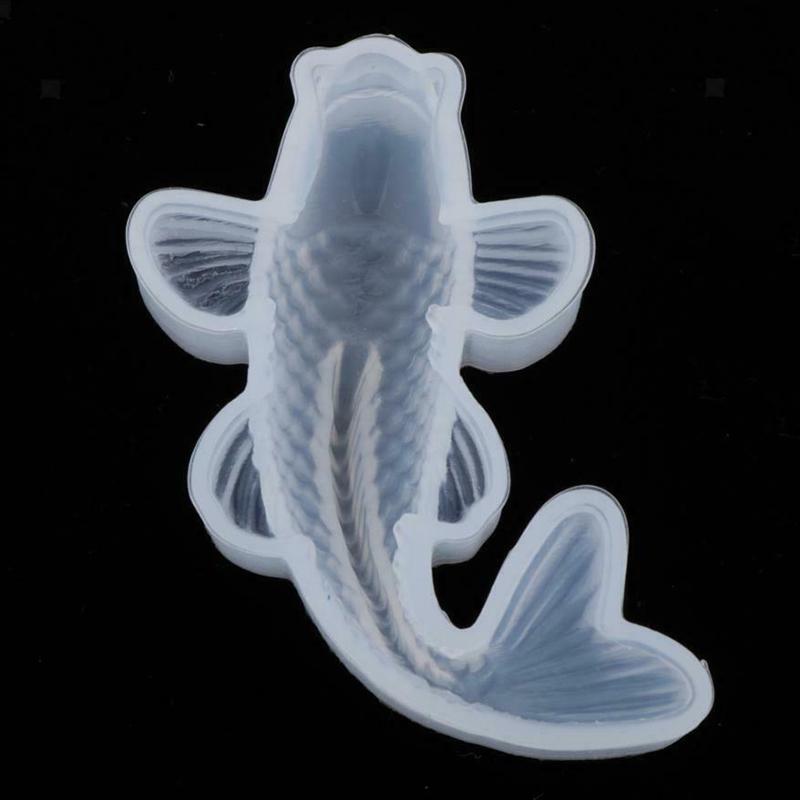 Buy Idh Koi Fish Silicone Mold DIY Resin Casting Mould for Jewelry ...