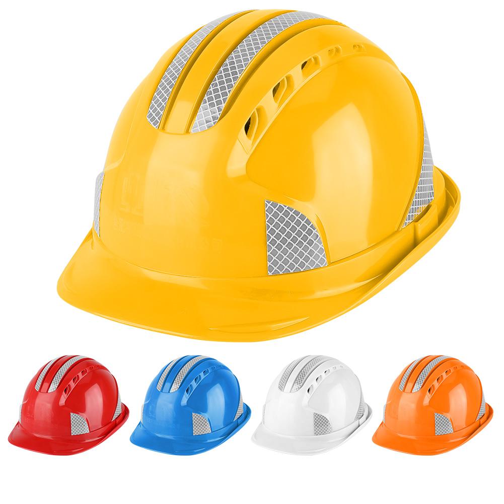 Buy Worker Construction Site Protective Cap Ventilate ABS Hard Hat ...