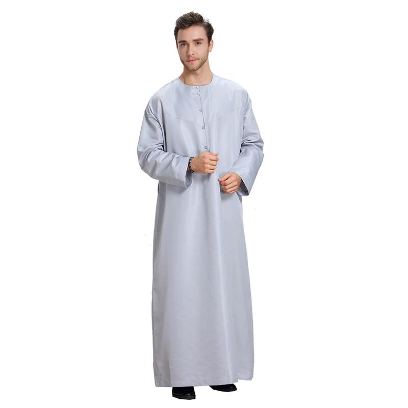 Buy Man Ethnic Clothes Gown Islamic Clothing Men Muslim Dubai Kaftan ...