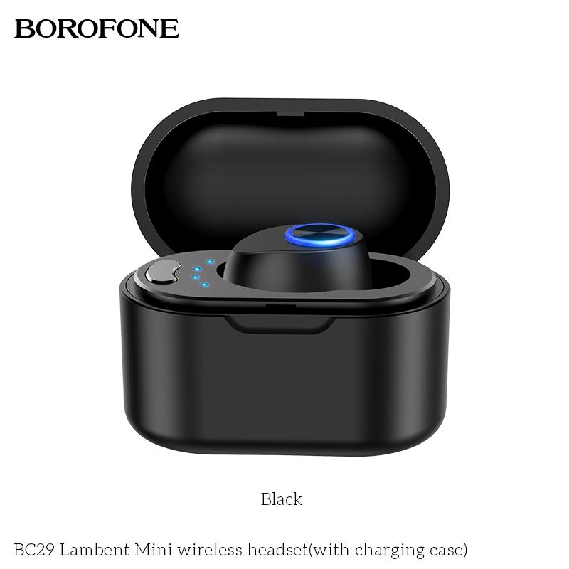 Buy BOROFONE BC29 TWS Bluetooth Headsets Wireless Earbud Gaming Mini ...