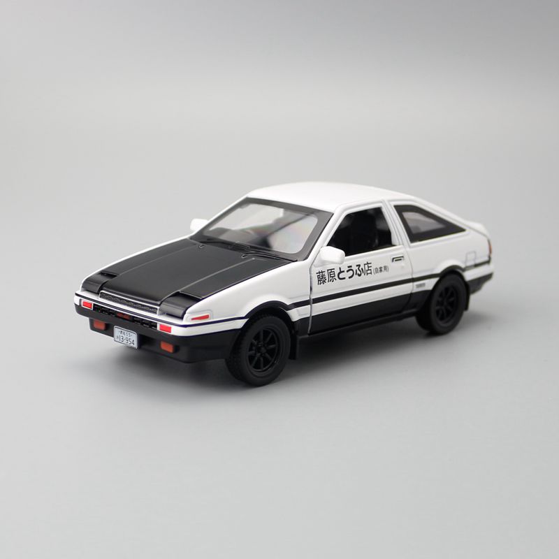 Kaufe 1 :32 Scale Initial D Toyota Ae86 Toy Car Diecast Model Pull Back ...