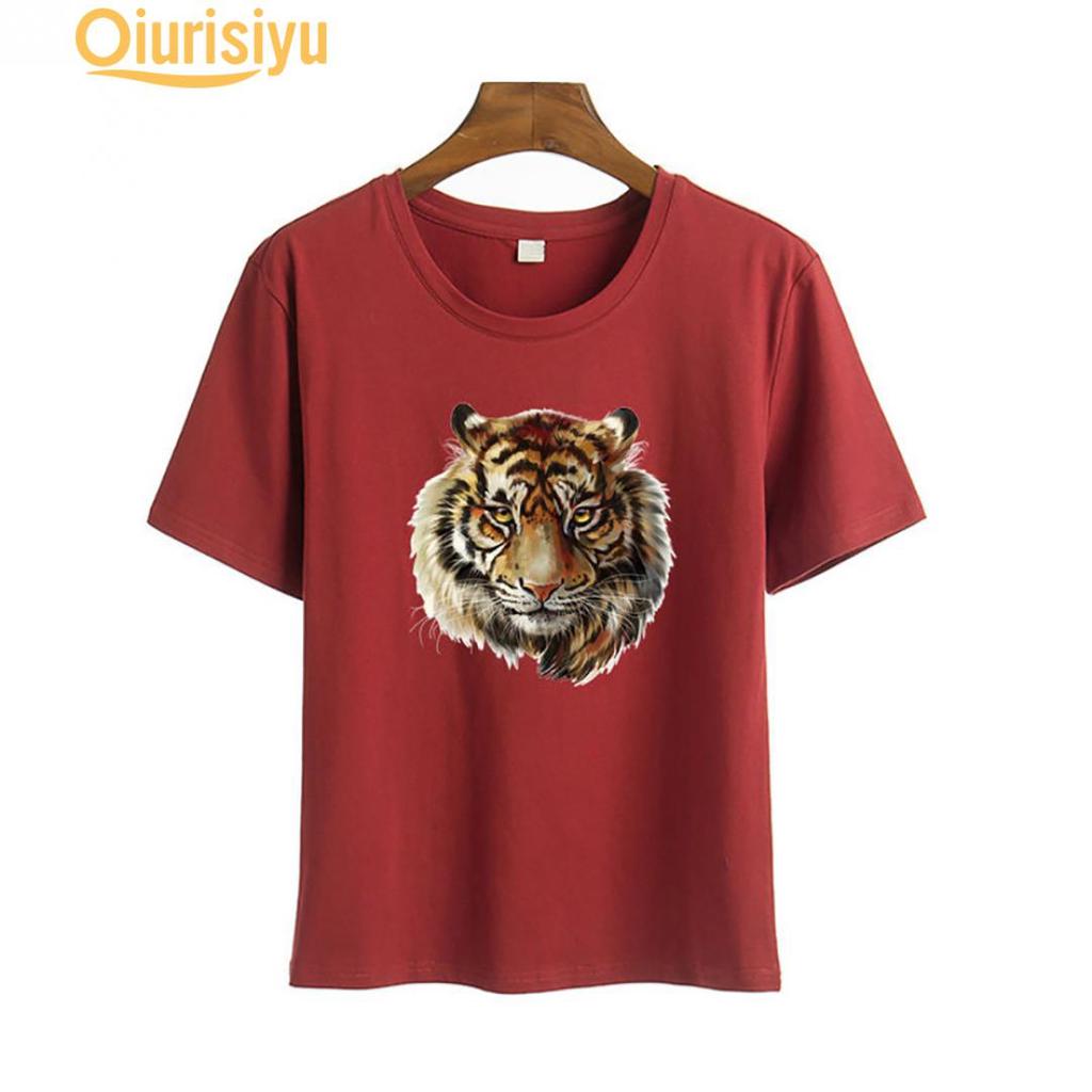Buy Tiger Head Patch Heat Transfer Sticker Iron-on Appliques Handmade ...