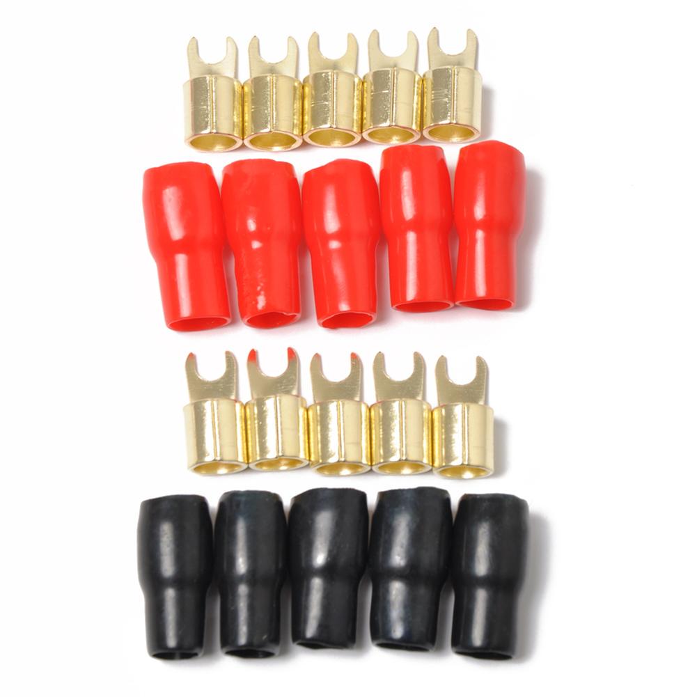 Buy 4GA Brass Car Audio Power Ground Wire Fork Terminals at affordable ...