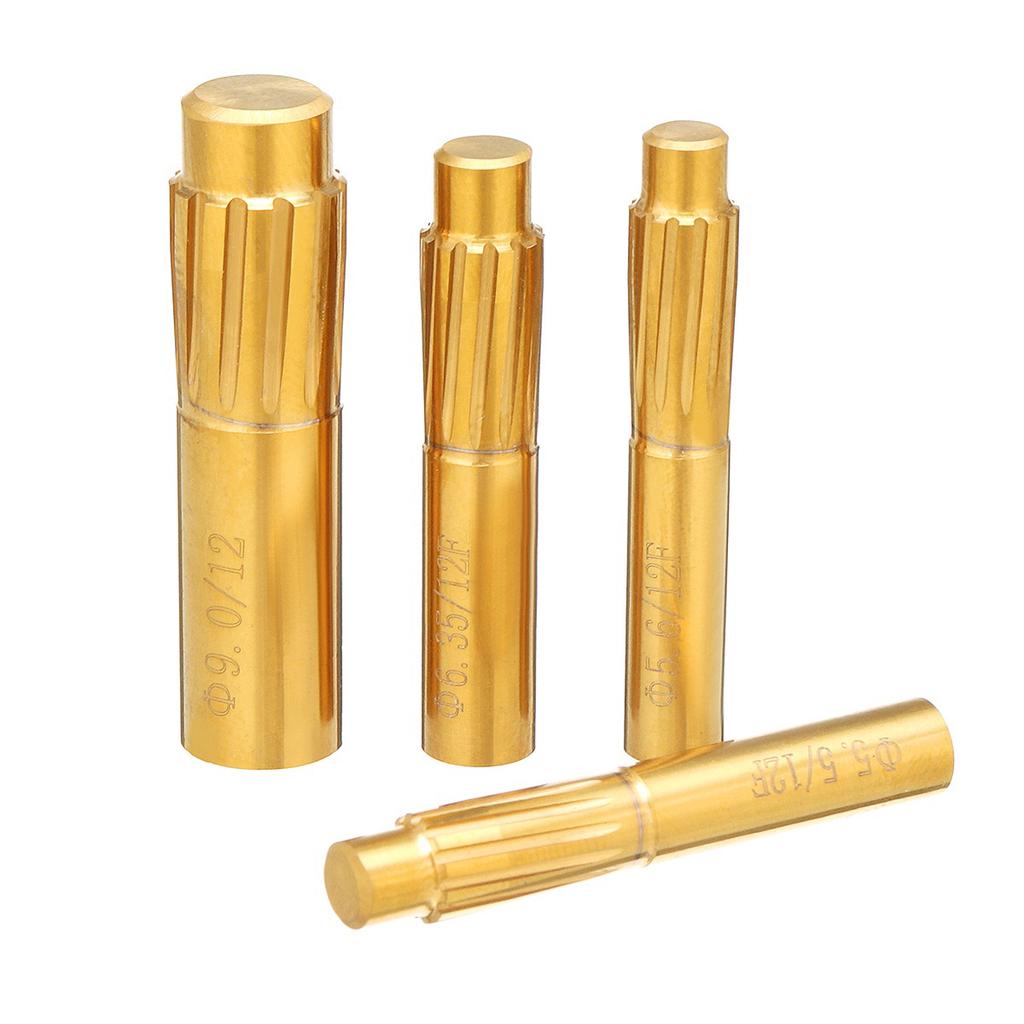 5.5mm-9.0mm Rifling Button 12 Grooves Hard Alloy Chamber Helical Reamer ...