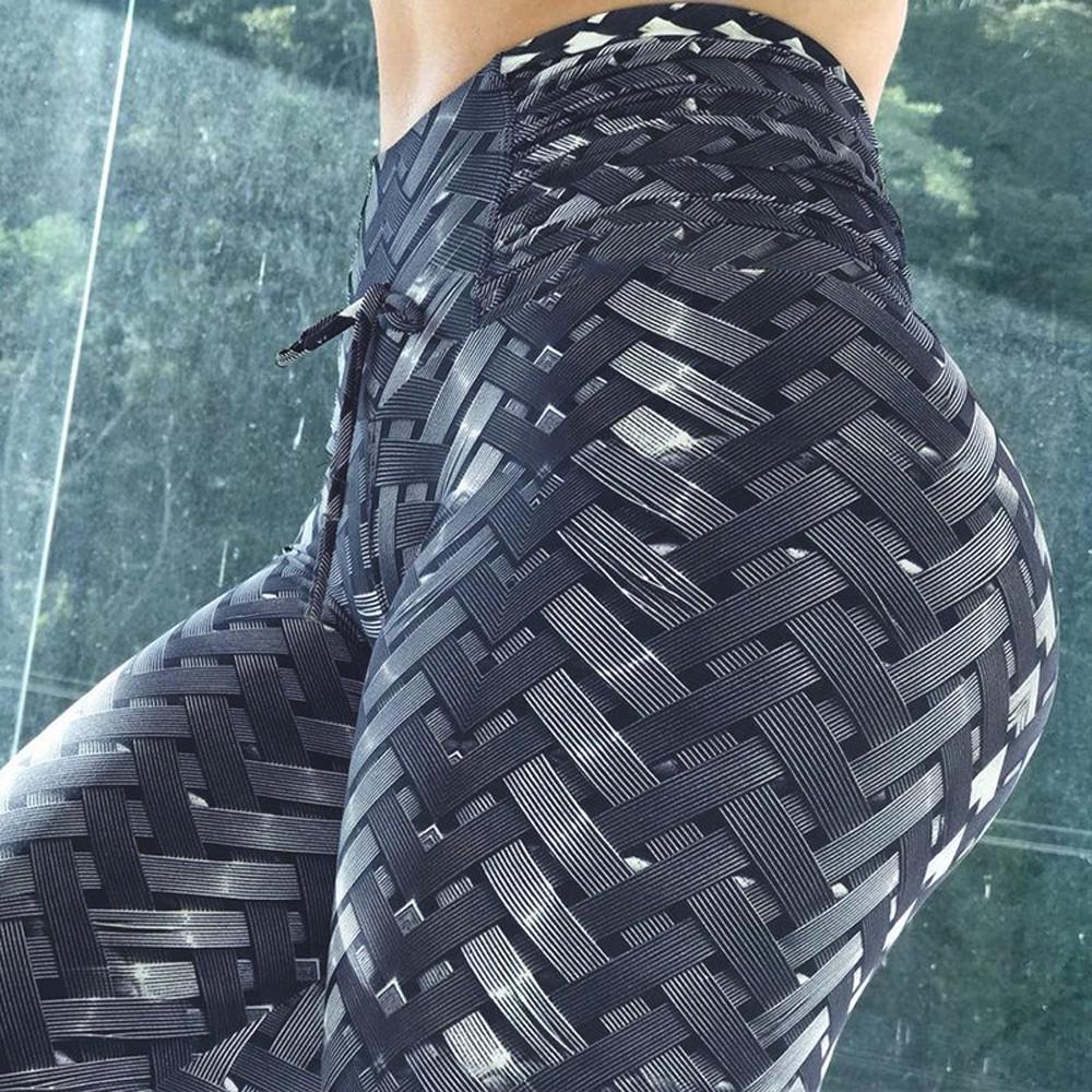 Buy Woman Yoga Sport Gym Fitness Elastic Skinny Workout Ankle-length ...
