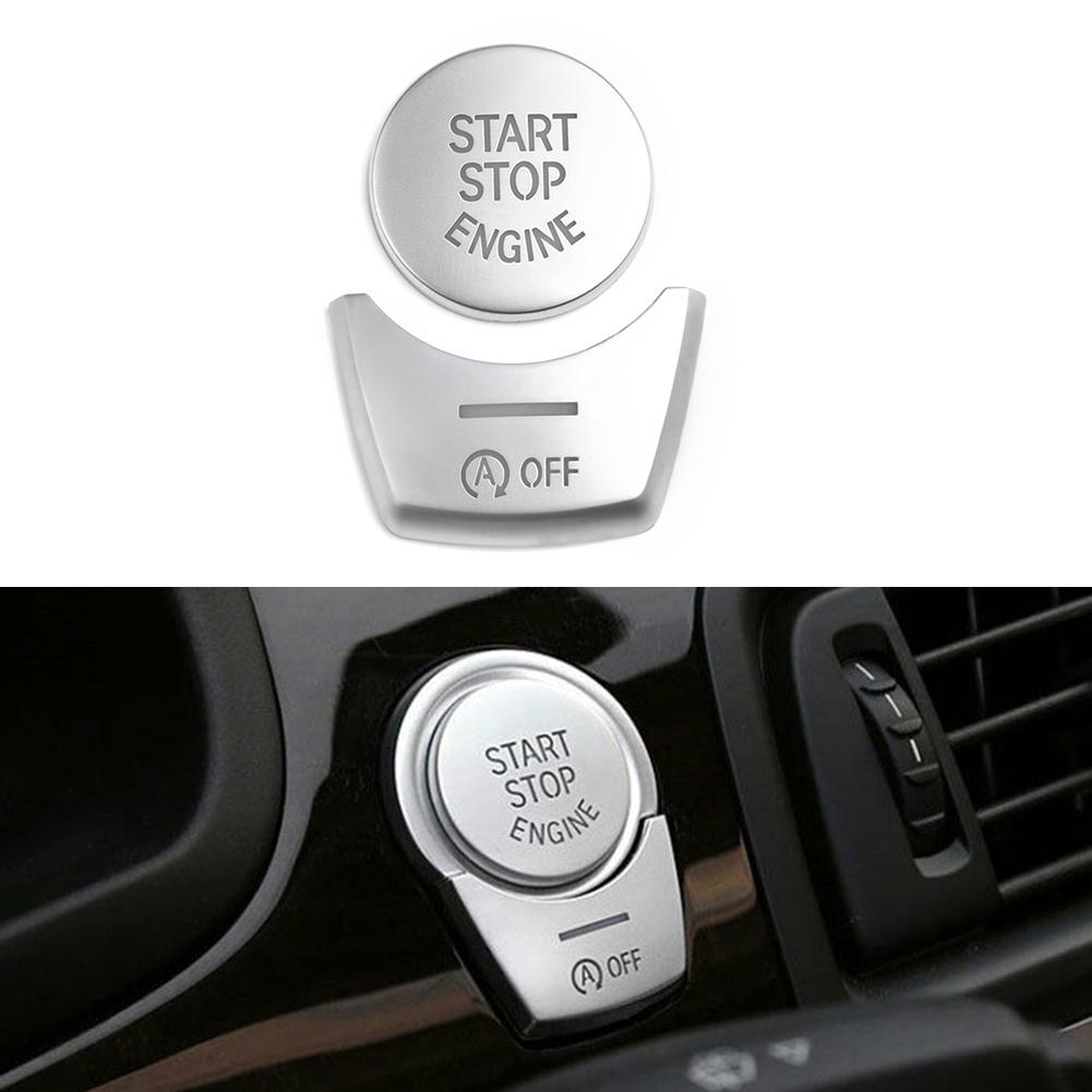 Buy 2pcs Engine Start Stop Push Switch Button Cover For BMW 5 Series ...