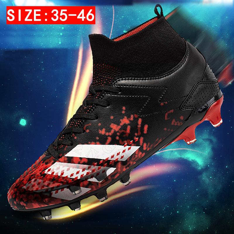 Buy Falcon 35-46 Size High-top Spike Football Shoes Outdoor Training ...