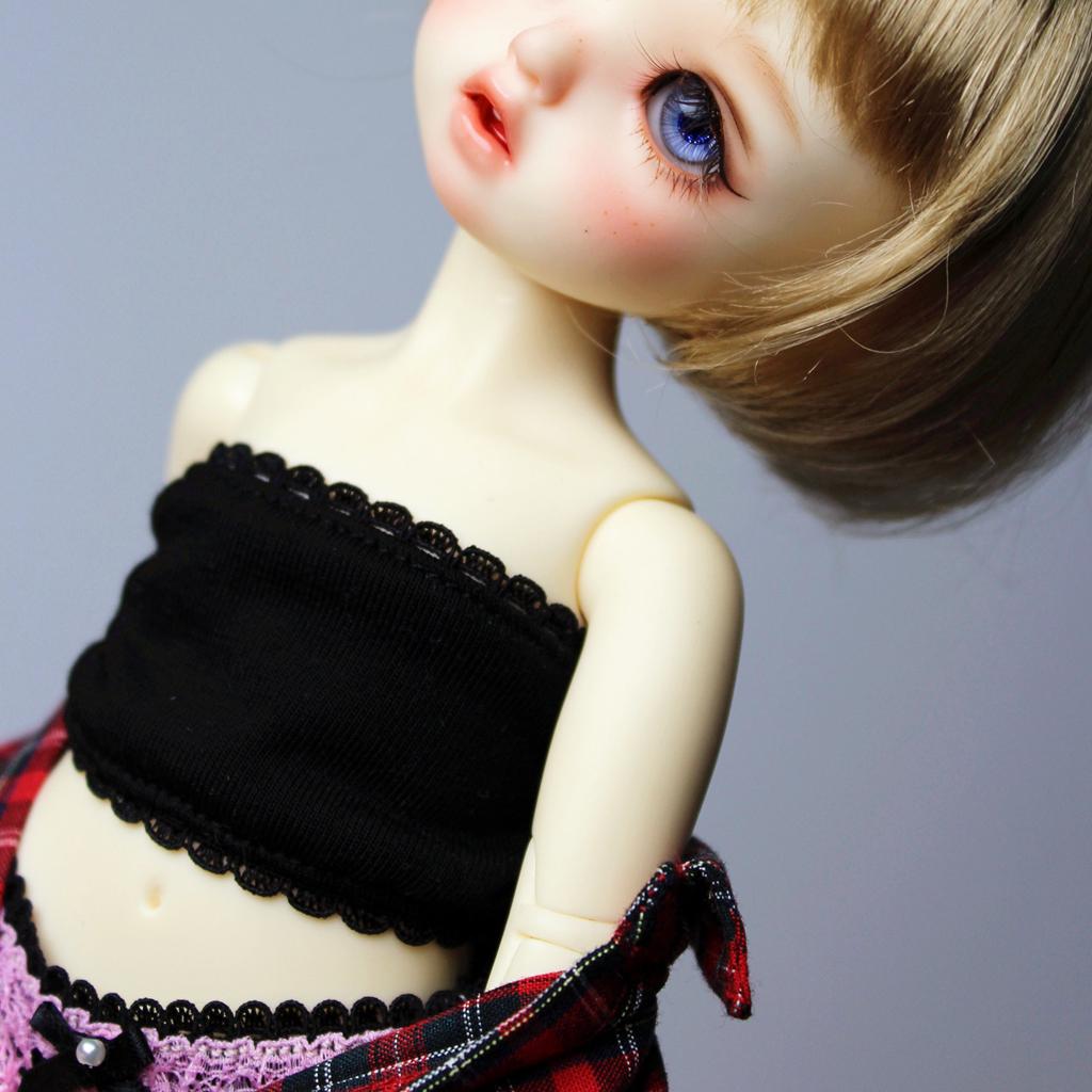 Buy Sexy Black Lace Tube Strapless Top for 1/6 BJD DOD Dollfie Doll ...