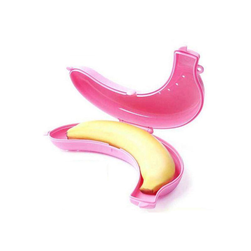 Fruit Banana Protector Box Holder Case Lunch Container Storage ...