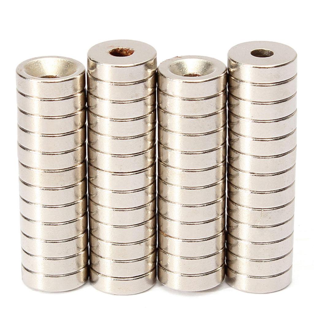 Buy 50pcs N50 D10 x 3MM Super Strong Ring Magnets Earth Neodymium at ...