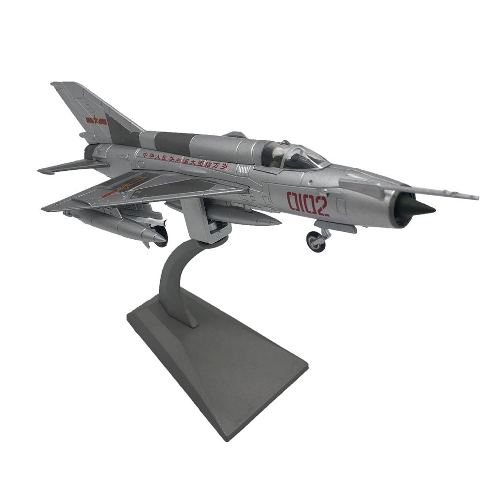 1/72 Scale Soviet MiG 21 Fighter Model Diecast Alloy Toy For Collection ...