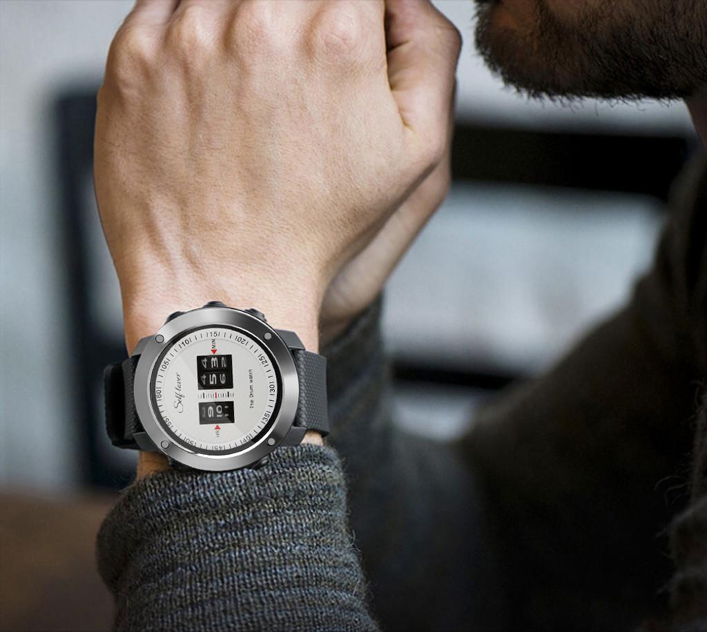 Buy Dreamquiet Mens Drum Roll Waterproof Stunning Unique Watch Rolling ...