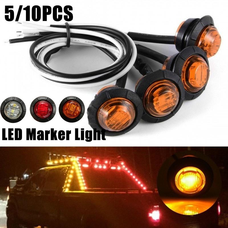 Buy 5/10PCS Car External Lights LED 12V Car Side Marker Indicator ...
