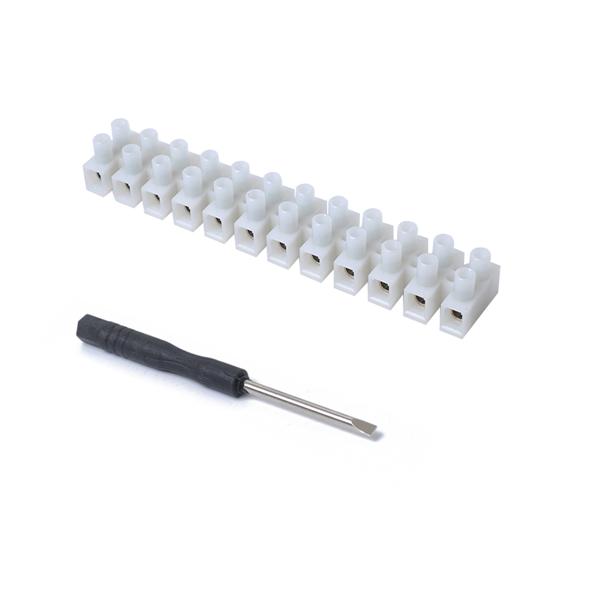 Buy Raised Base Type 12P PA8 Double Row Screw Terminal Block with ...