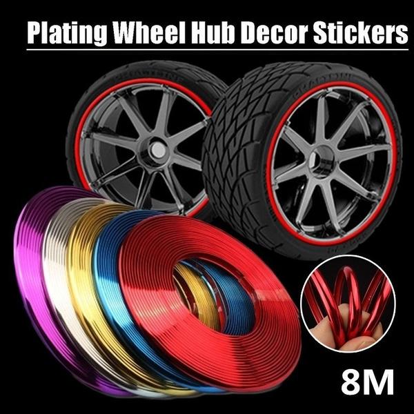 Buy Plating Colorful Car Vehicle Wheel Rims Protector Tire Guard Line ...