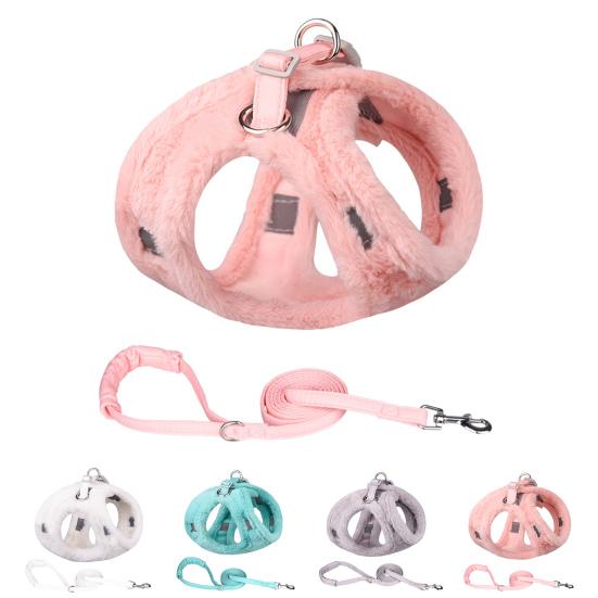 Cheap Durable Pet Traction Rope Faux Rabbit Fur Edging Soft Texture ...