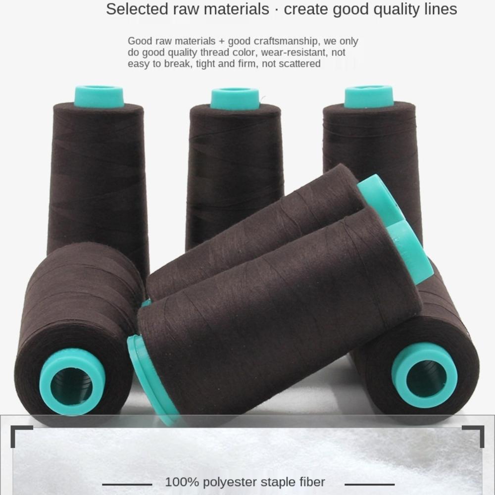 Buy 1pcs 3000 Yards 402 DIY Stitching Thread Waxed Thread Flat Waxed ...