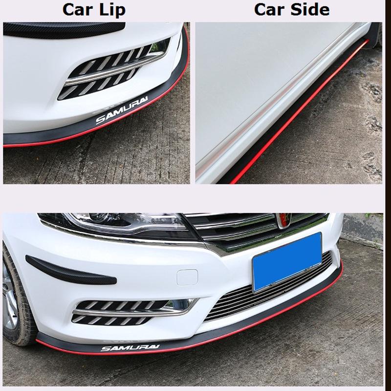 2.5M Auto Front Stoßstange Lippenaufkleber Gummi Auto Stoßstange ...